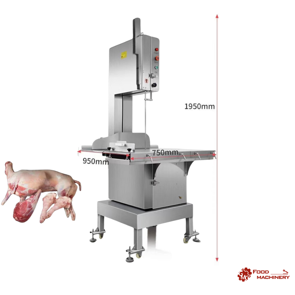 LARGE COMMERCIAL VERTICAL BONE SAWING MACHINE - GMC FOOD MACHINERY GROUP